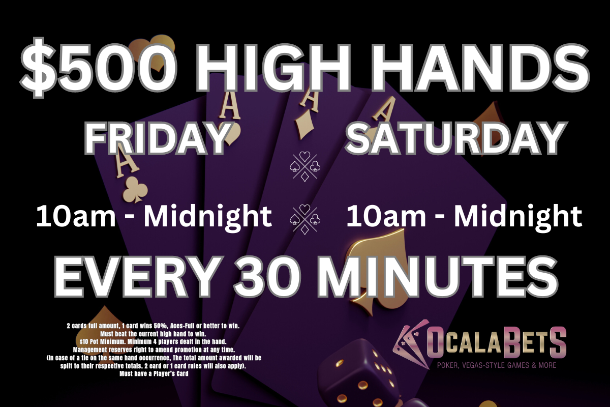 Poker Promotions - OcalaBetS